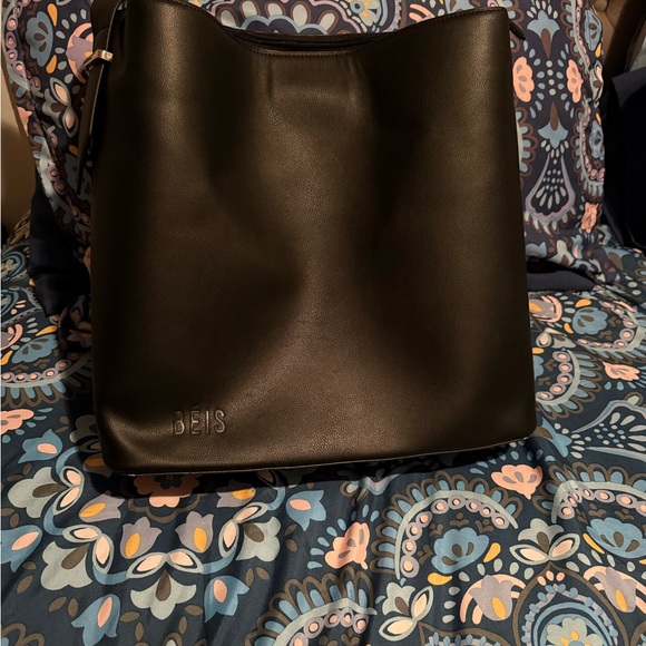 BEIS | Bags | Beis Black Wicked Work Tote Bag | Poshmark